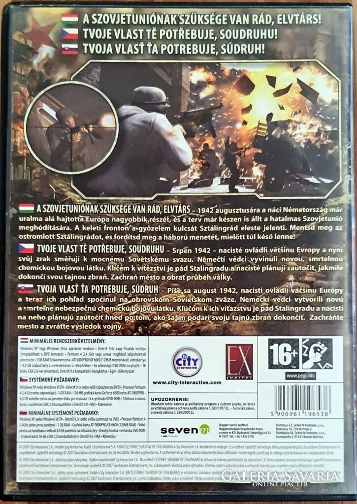 Battlestrike Shadow of Stalingrad PC játékszoftver - Műszaki régiség ...