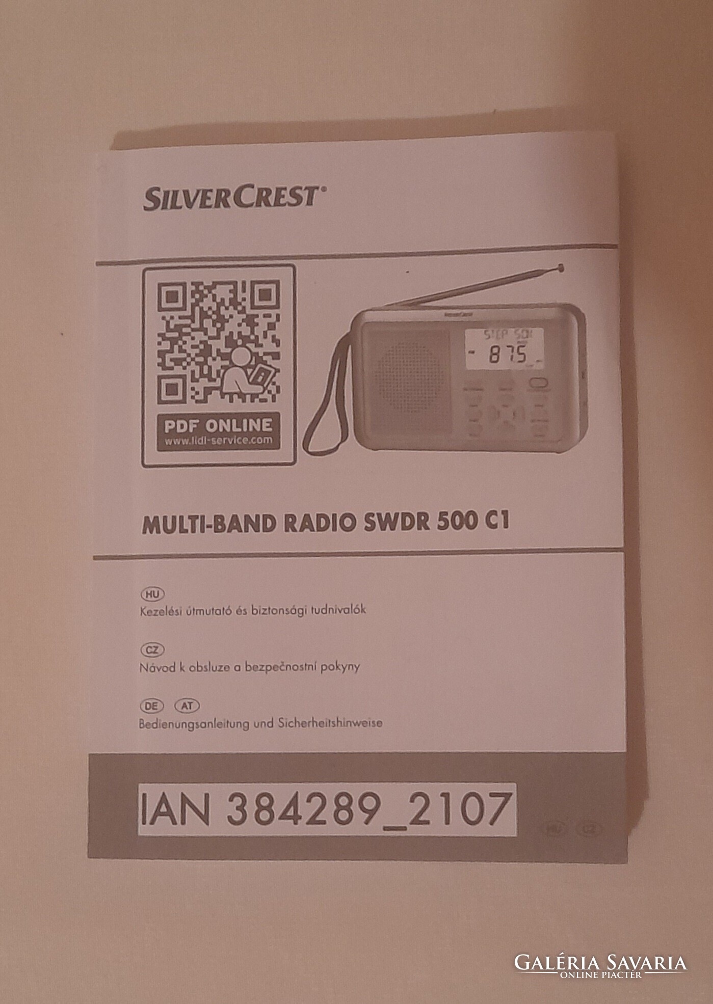 SilverCrest SWDR 500C1 - rádió ÚJ nem használt - Műszaki régiség ...