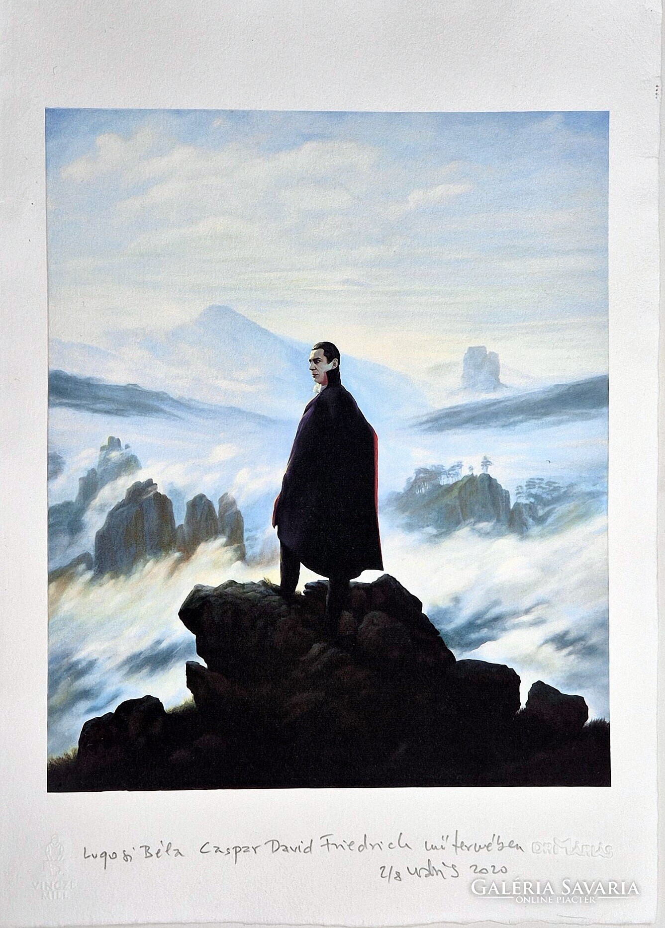 DrMáriás - Lugasi Béla Caspar David Friedrich műtermében 42 x 30 ...