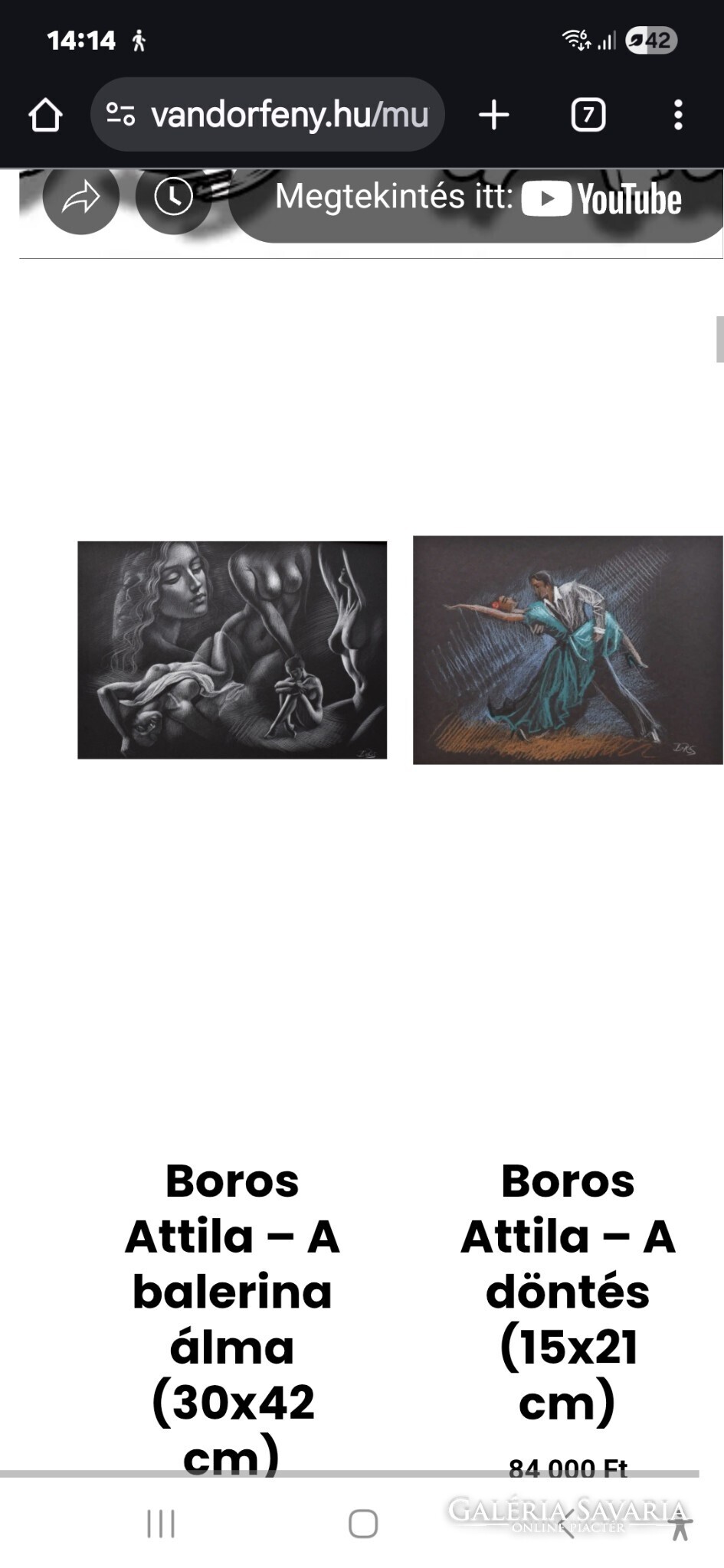 Boros attila festőművész rajz grafika Értékes - Kép, grafika | Galéria ...