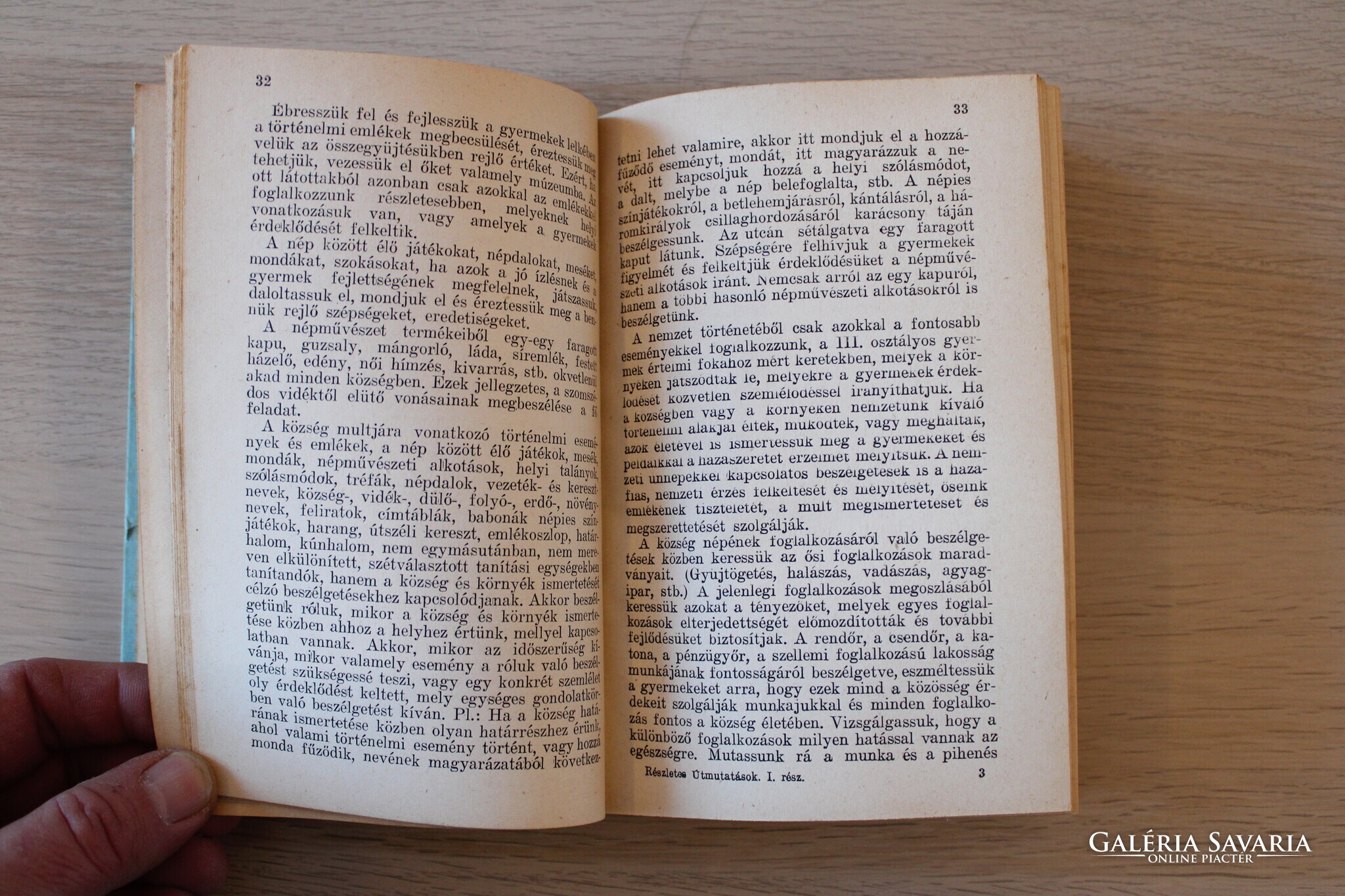 Tanterv és Útmutatások nyolcosztályos népiskola számára 1941 IV kötet ...