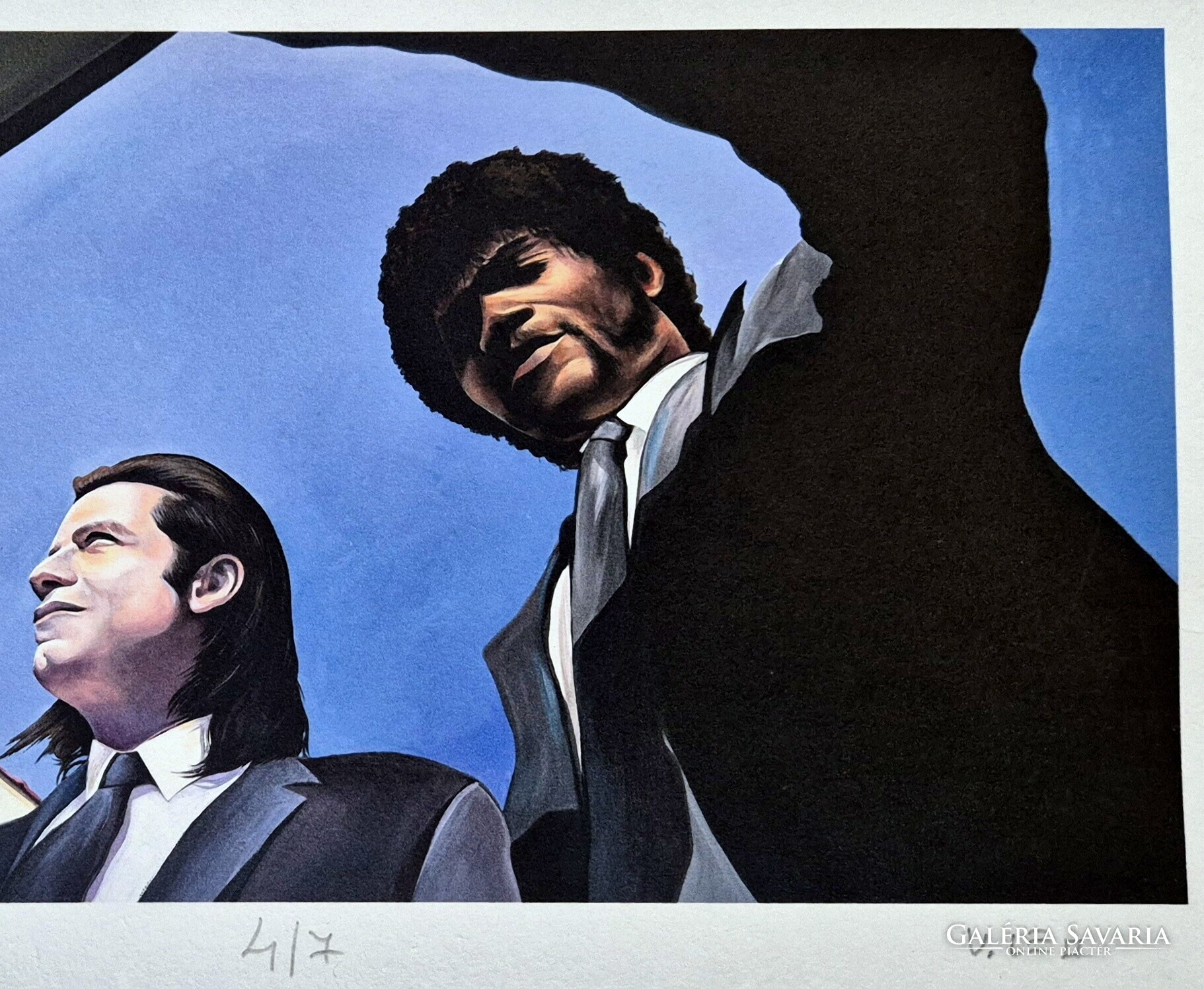 Vinkó Leó - Pulp Fiction Vincent & Jules 30 x 42 cm computerprint ...