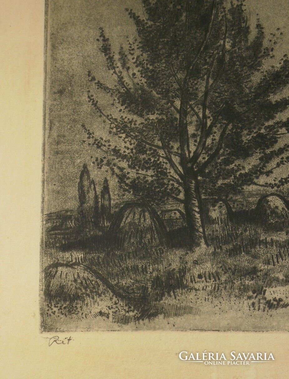(K) Bencze László (1907-1992) : Rét - Kép, grafika | Galéria Savaria ...
