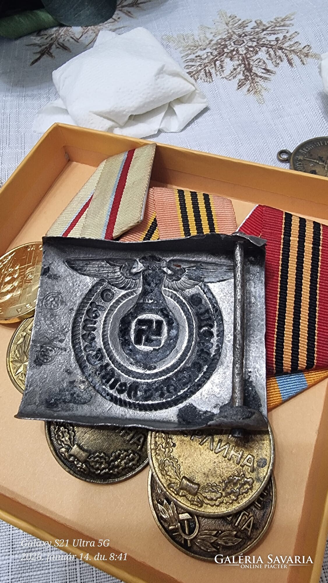 Náci Német Waffen SS övcsat (àsott) - Militária | Galéria Savaria ...