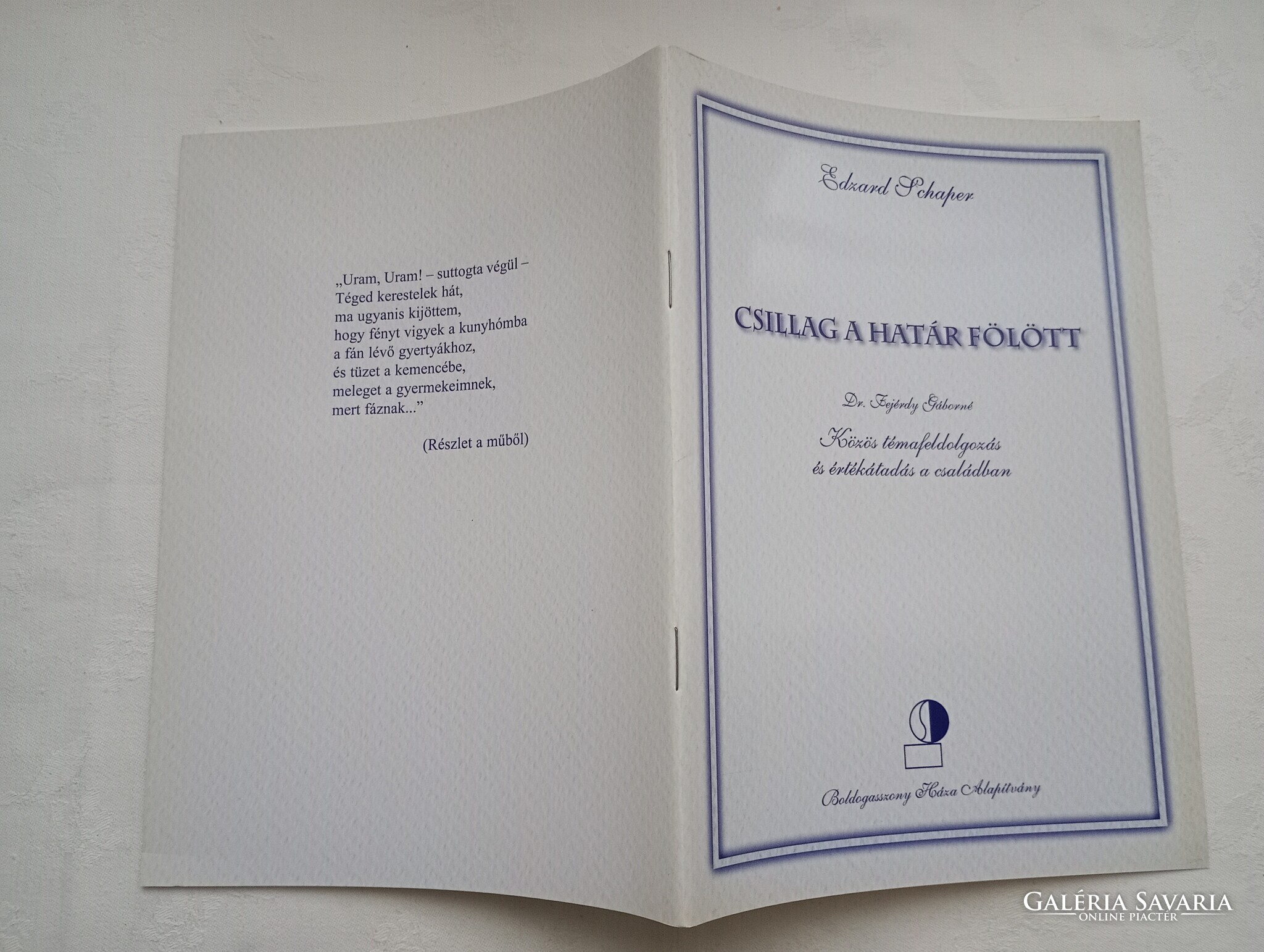 Könyv 150 - Edzard Schaper - Csillag a határ fölött - Könyv | Galéria ...