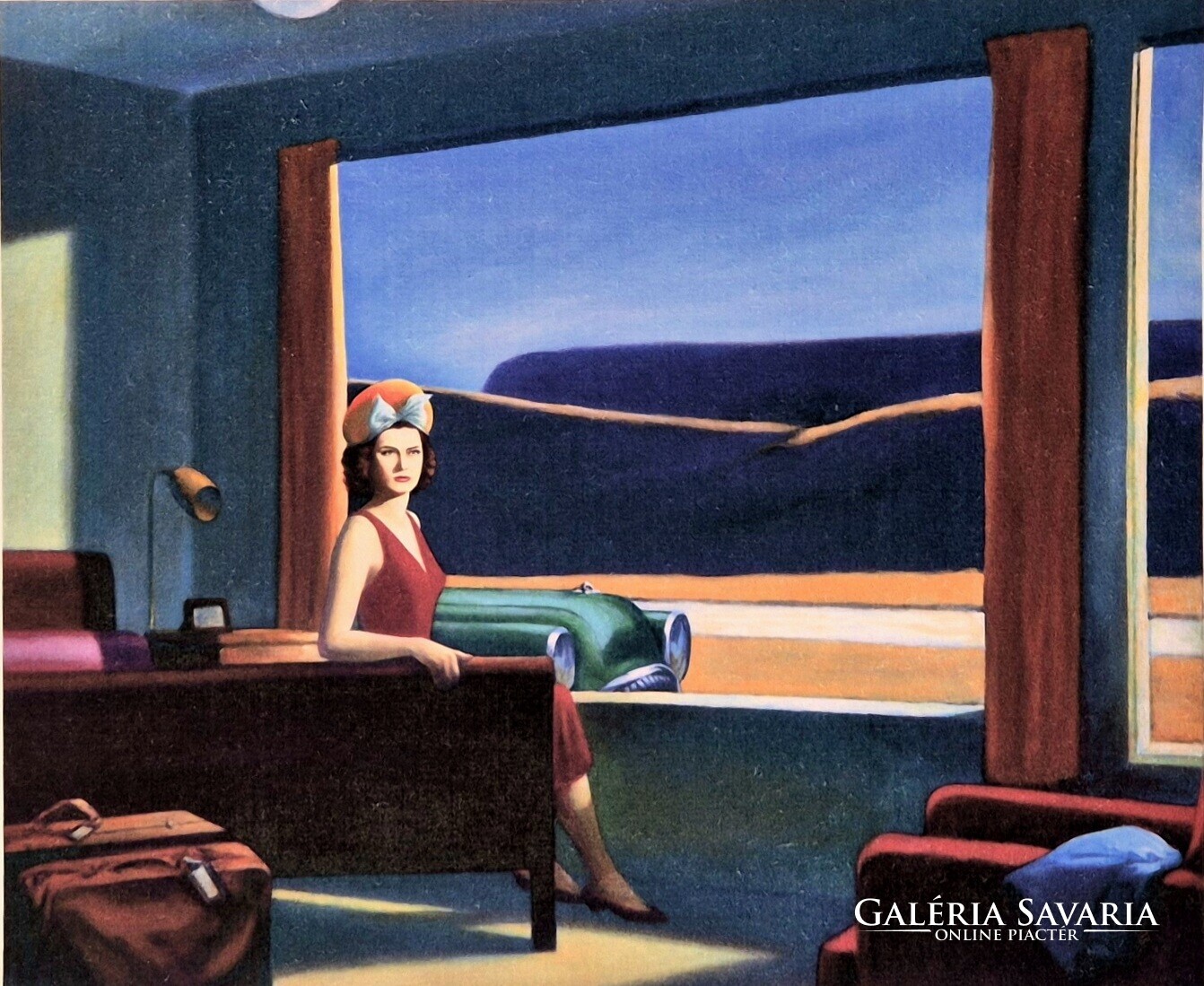 DrMáriás - Karády Katalin Edward Hopper műtermében 30 x 42 computer ...