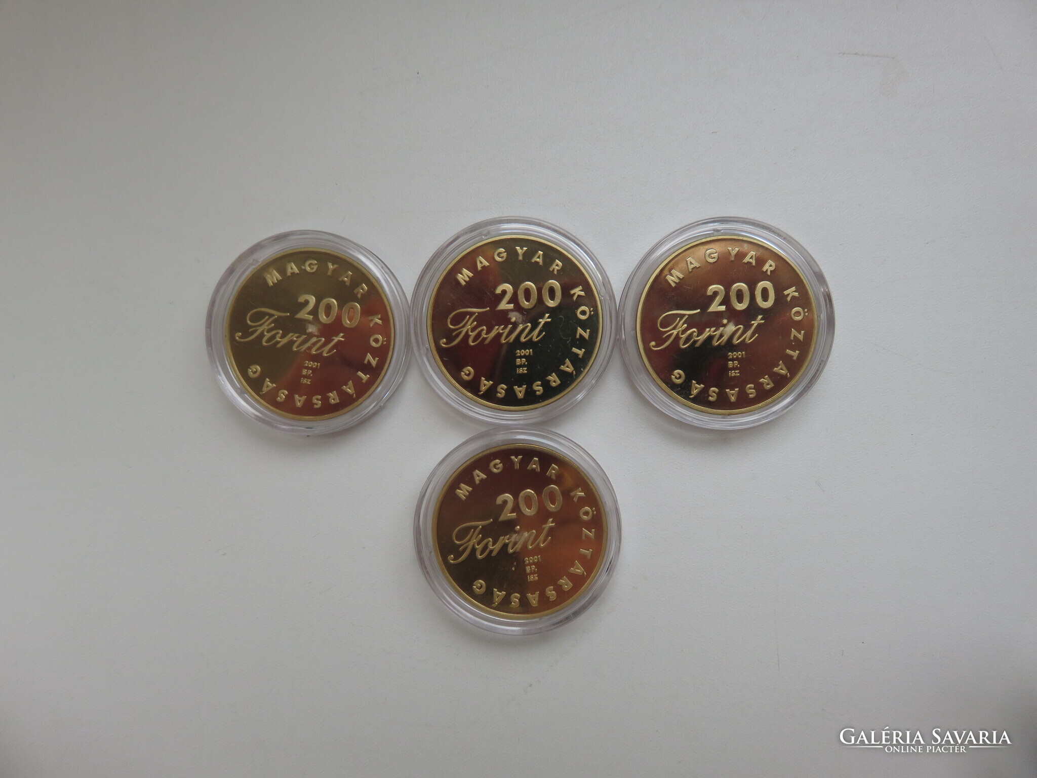 2001. " MESE SOROZAT " 4 DB PP. 200 Ft - Numizmatika, Pénz, Érme ...