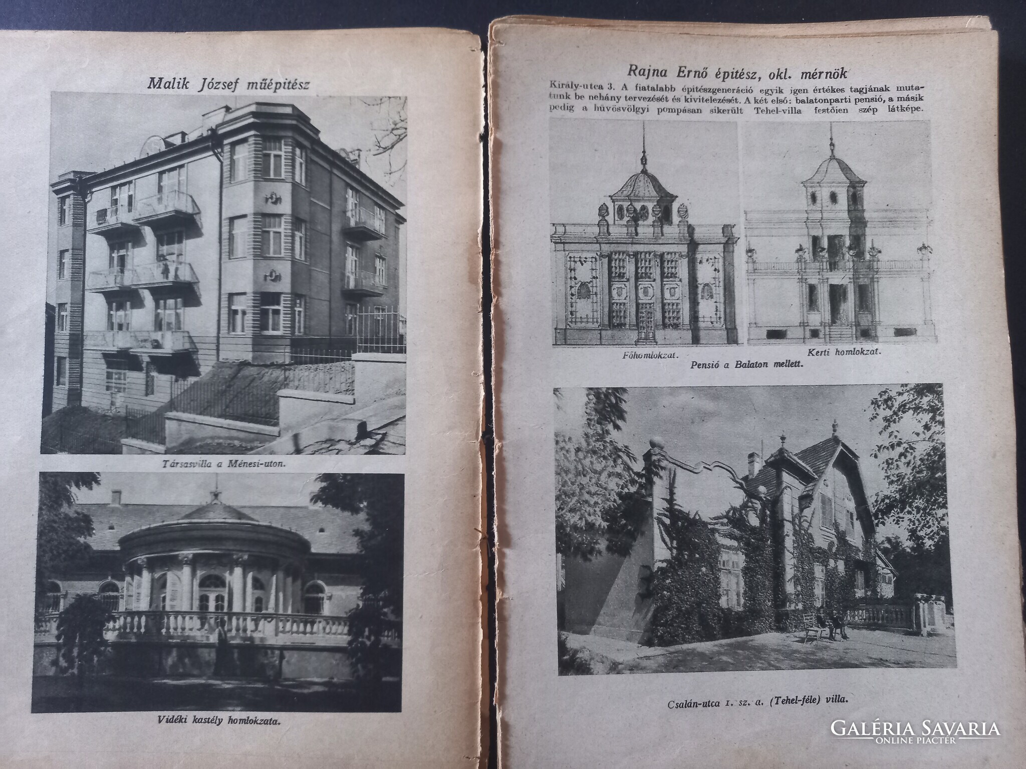 Cikkek, reklámok a Pesti Est kiadványból 1929 - Hiányos, nem a teljes ...