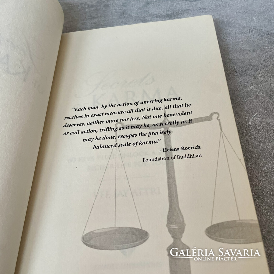 Vee Jay Attri: Secrets of Karma angol nyelvű könyv - Könyv | Galéria Savaria online piactér ...