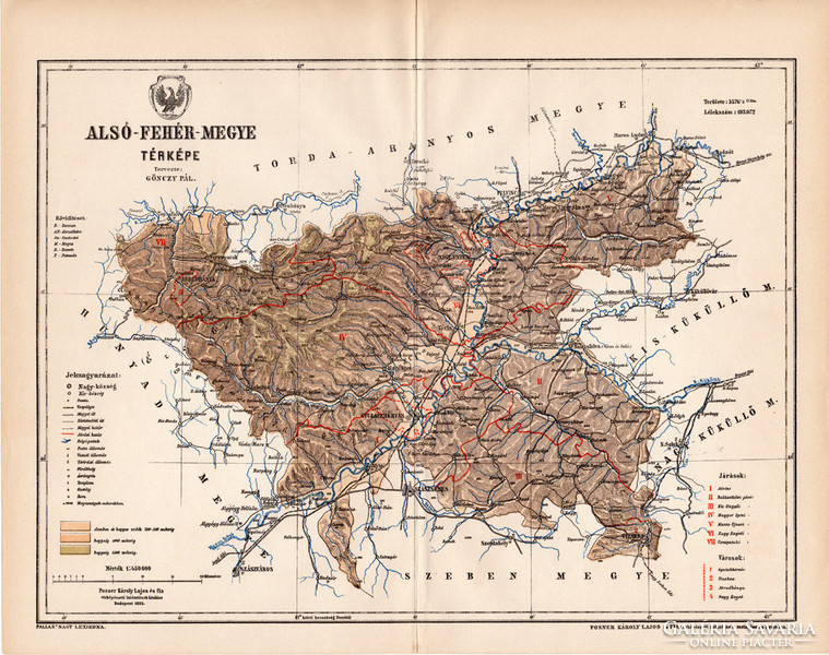 Világtérkép, Keleti - félteke térkép 1871, német nyelvű, eredeti, 23 x ...