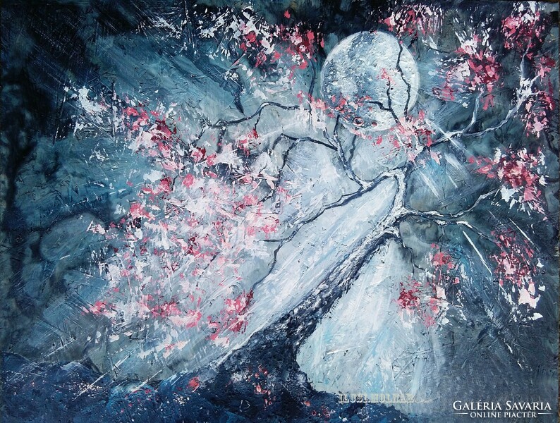 Fehér fény - B. Molnár Ilona alkotás - Festmény | Galéria Savaria ...