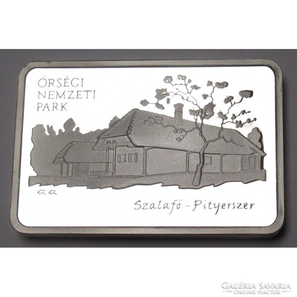 Magyarország,5000 forint 2010 PP - Őrségi Nemzeti Park UNC ezüst 31.46g 925 - Numizmatika, Pénz ...