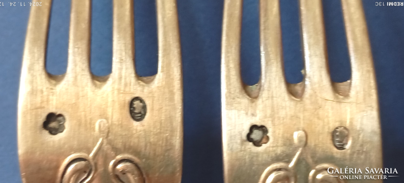 Barokk ezüst Diana fémjeles (800 finomságú) 328g,Osztrák süteményes villa 19sz - Ezüst tárgy ...