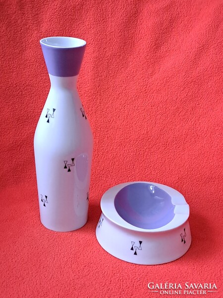 Ritka Royal Dux art deco váza és hamuzó / hamutál, Jaroslav Jezek alkotása - Porcelán | Galéria ...